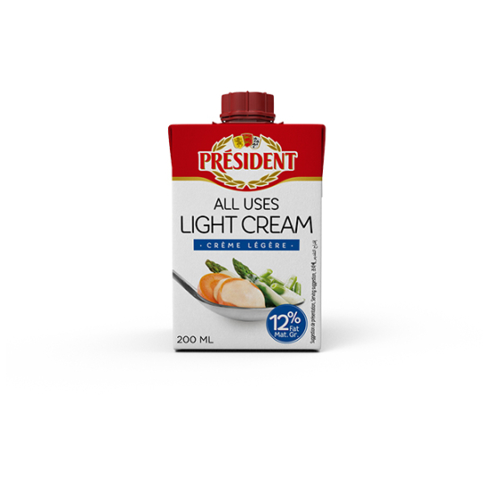 President Κρέμα Γάλακτος light 12% 200ml - Président
